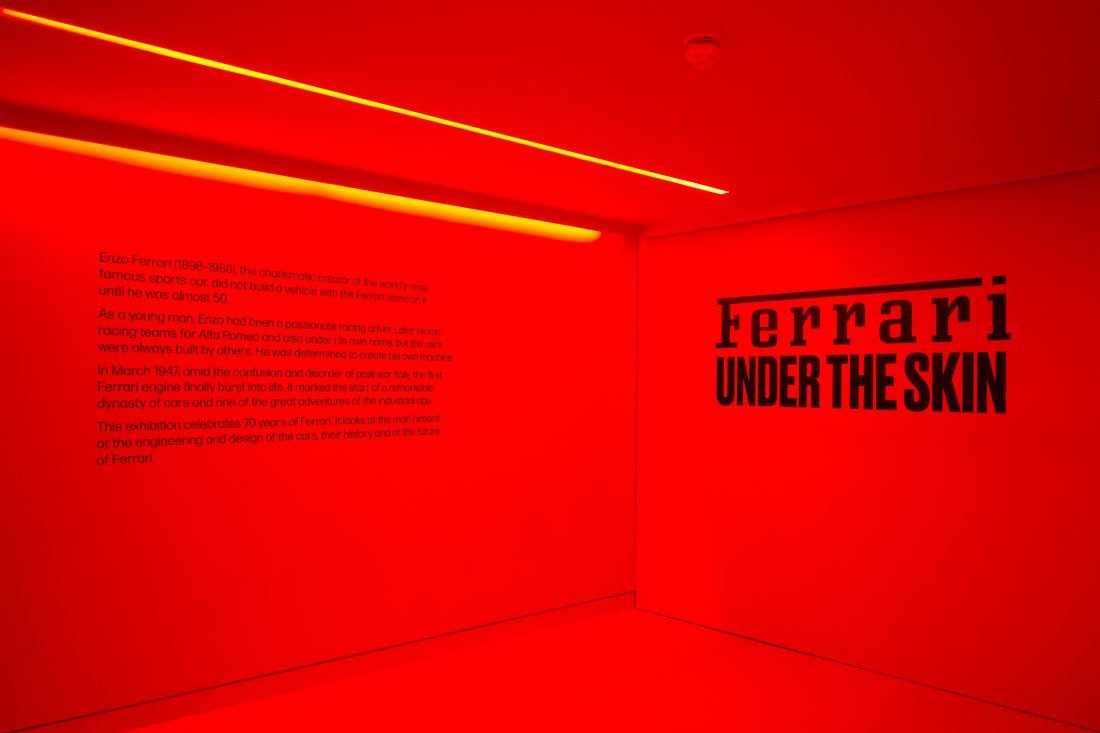 Visual Identity And Exhibition Design For Ferrari: Under The Skin At ...