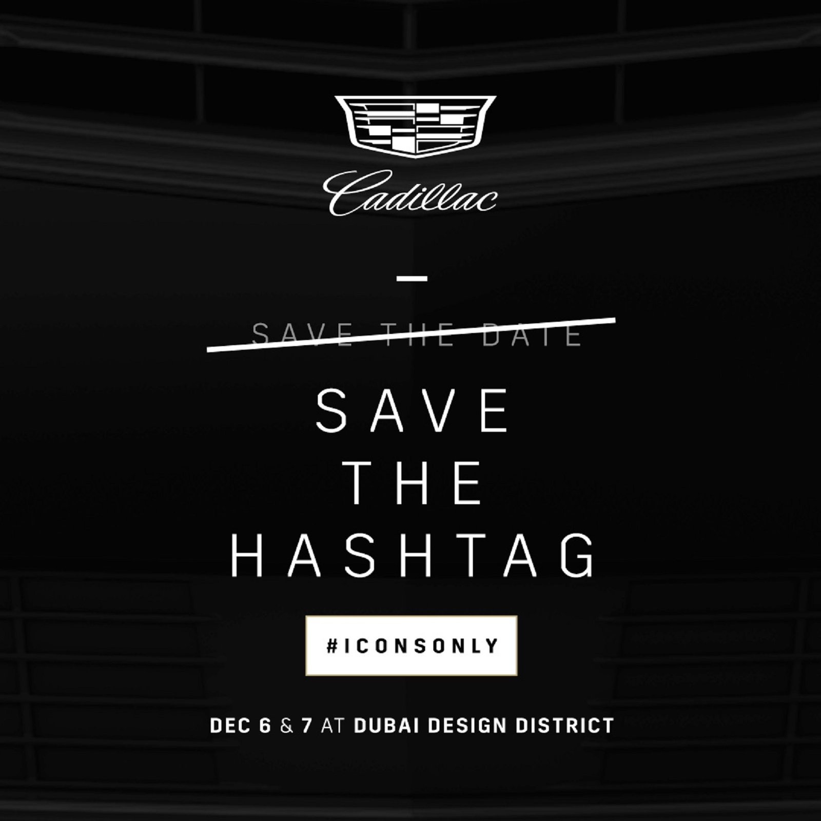 Cadillac Back At Sole DXB With #iconsonly Pop-up – The Brand Berries