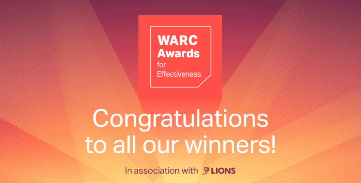 Winners Announced For The Inaugural WARC Awards For Effectiveness 2021 ...