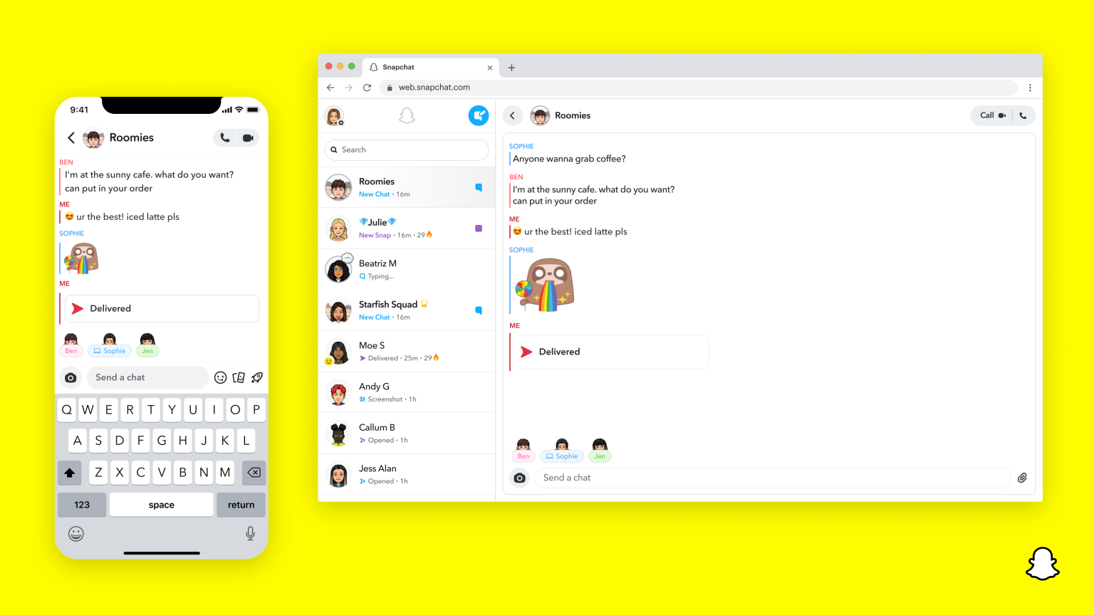 Snapchat Introduces Snapchat For Web – The Brand Berries