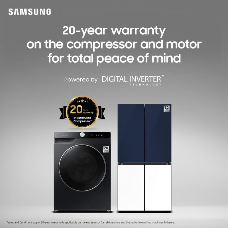 An Industry-First: Samsung Introduces 20-Year Warranty On Digital ...
