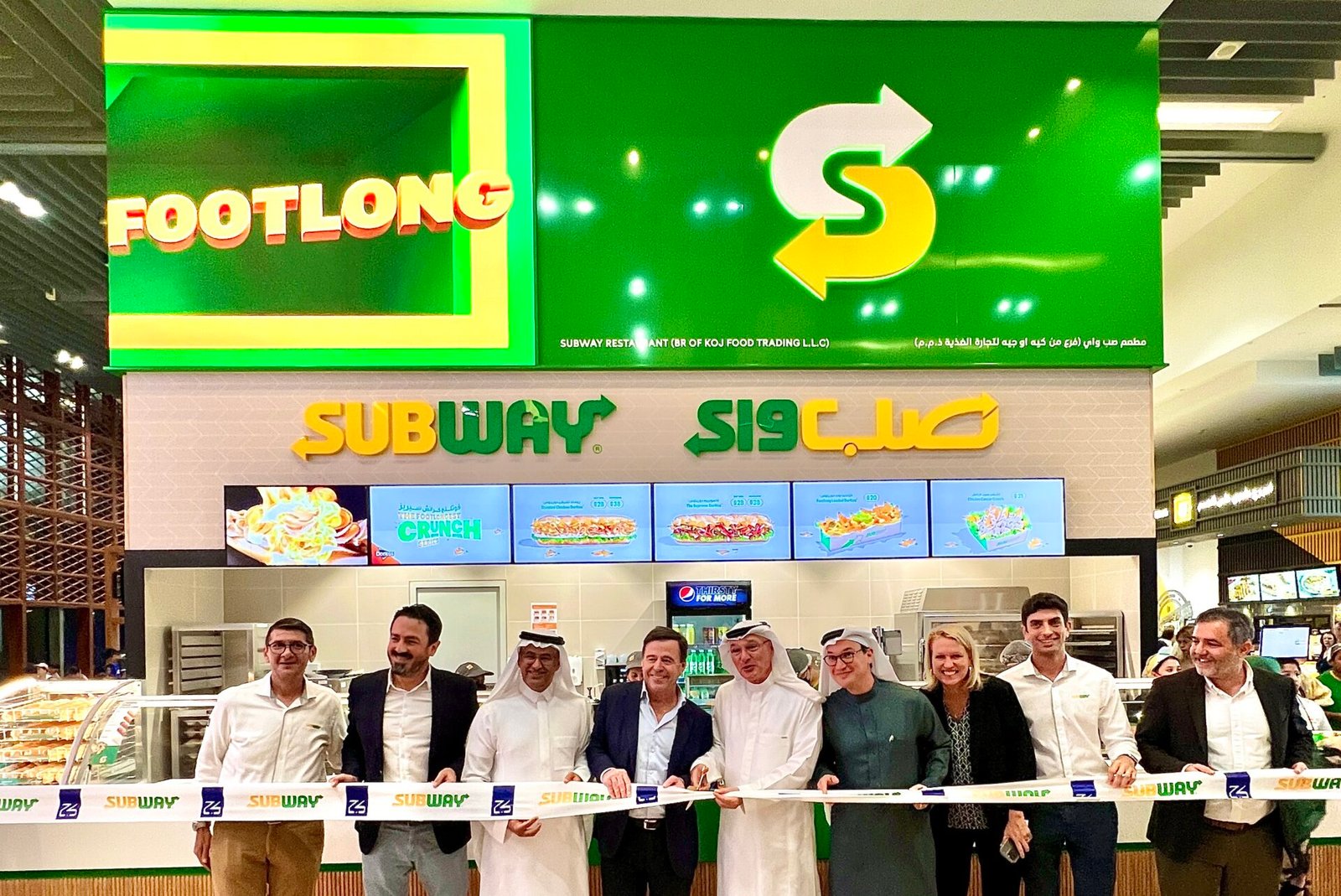 KOJ Unveils Subway®’s First Anamorphic Screen in the EMEA Region at ...